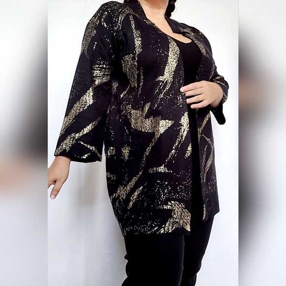 Kasper | Sweaters | Kasper Womens 0 Acrylic Open Front Cardigan ...